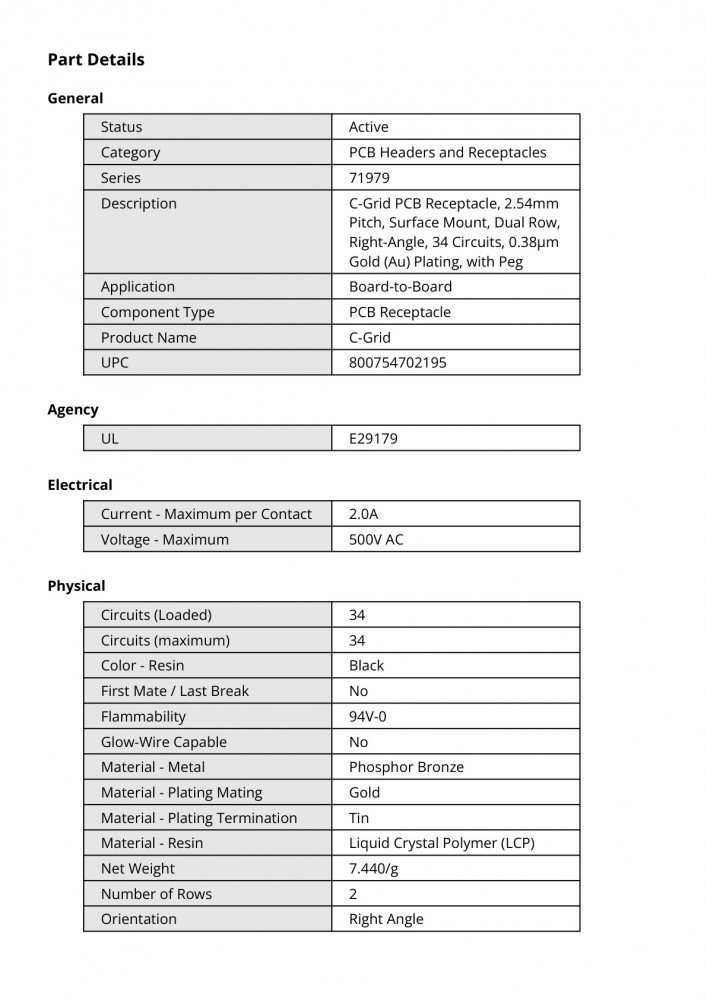 Product document page 2
