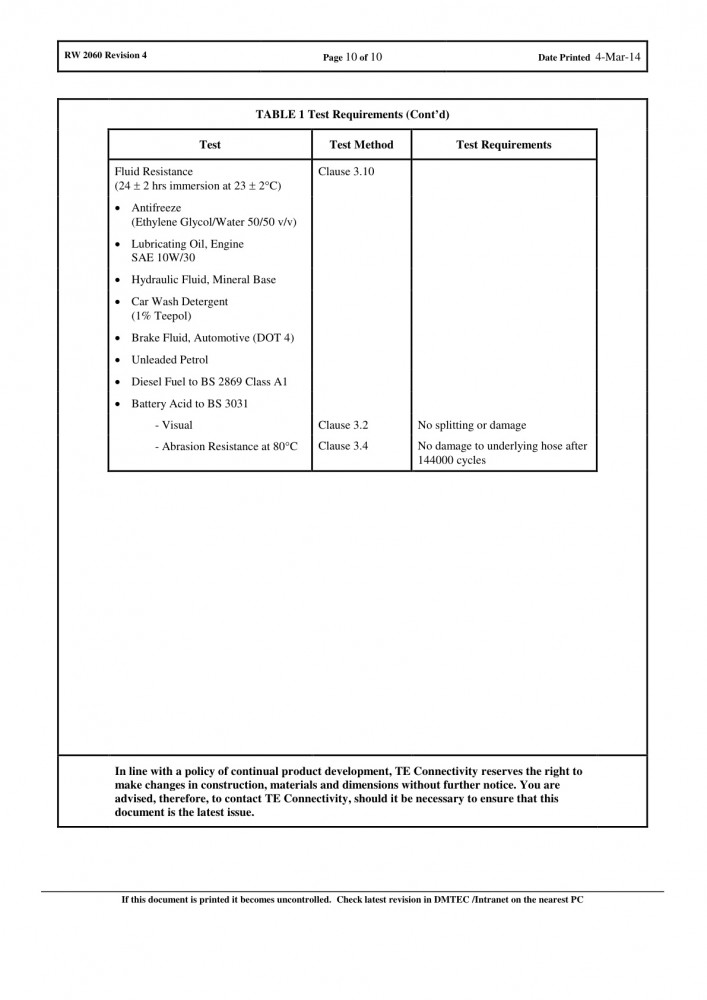 TE Connectivity HFT specification page 10