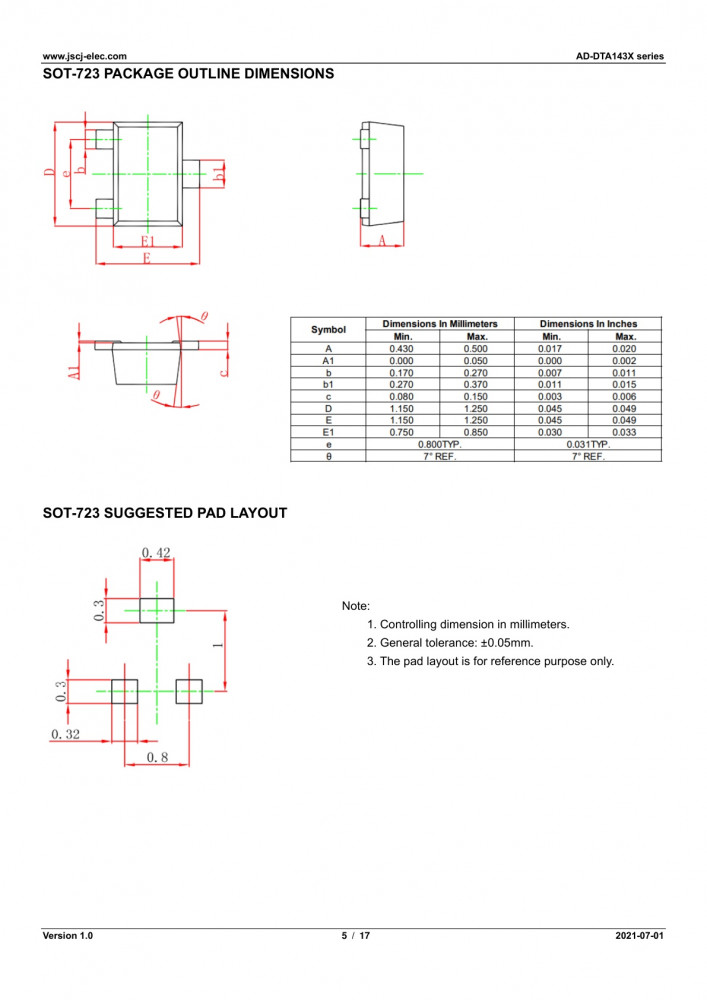 AD-DTA143XM datasheet page 5