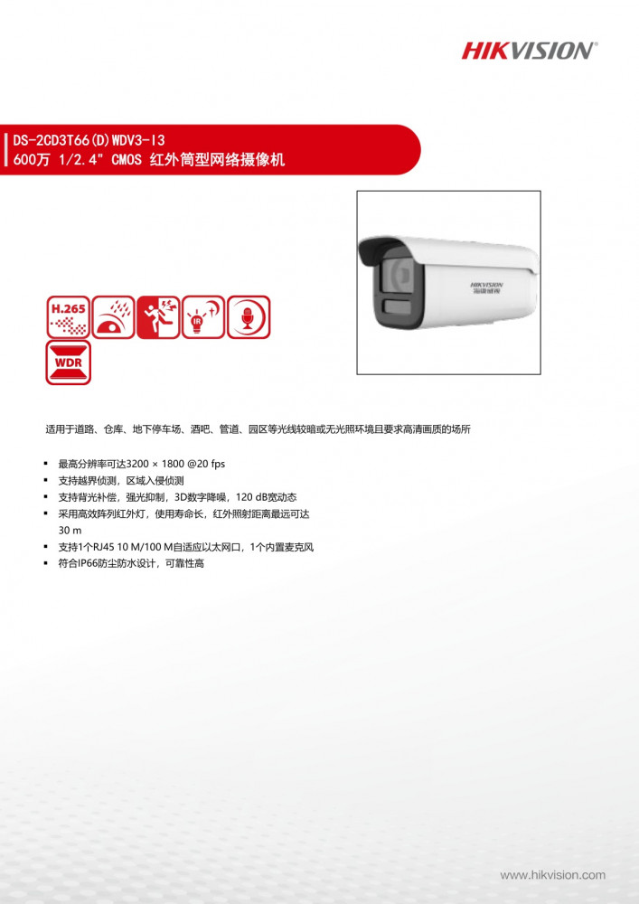 DS-2CD3T66DWDV3-I3 document page 1