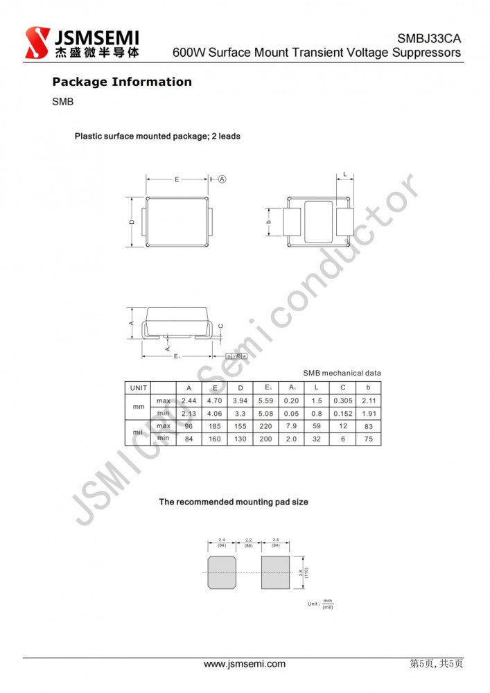 SMBJ33CA-JSM datasheet page 5