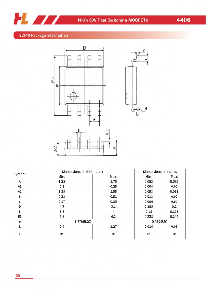 HL 4406 datasheet page 5