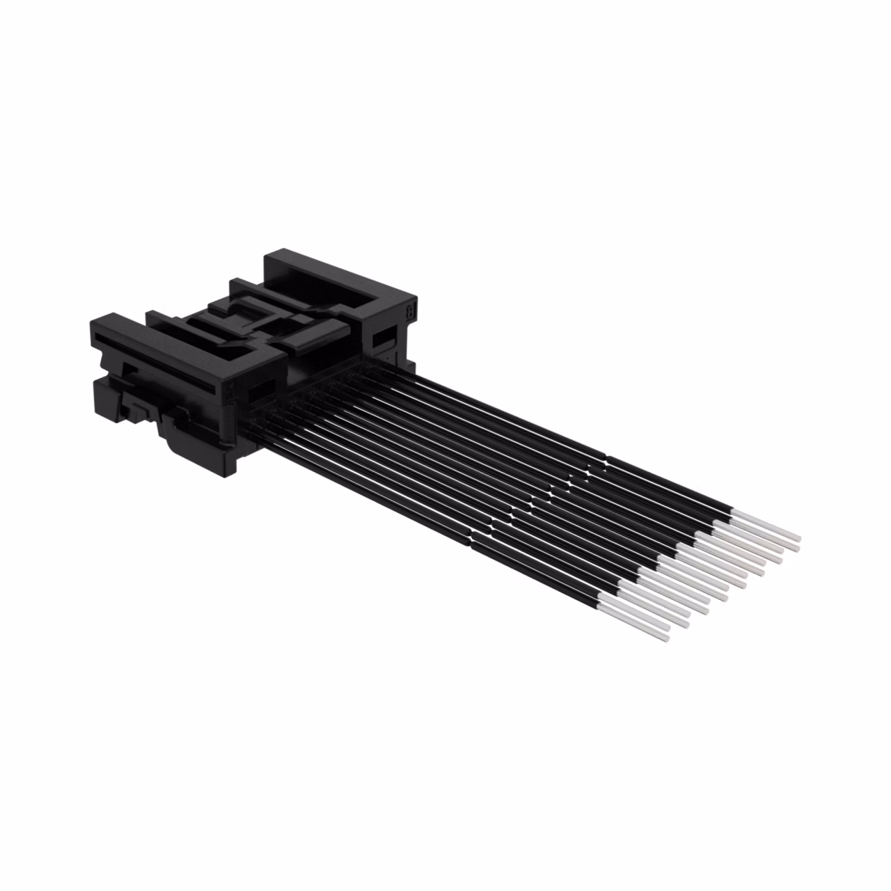 Mini50-to-Pigtail Off-the-Shelf (OTS) Cable Assembly, 2.00mm Pitch, Single Row, 300.00mm Length, 8 Circuits, Black for sale