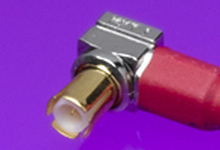 MCX Plug, Right-Angle, Crimp, RG-178, Die Cast Body, Nickel (Ni) Plated, 50 Ohms for sale