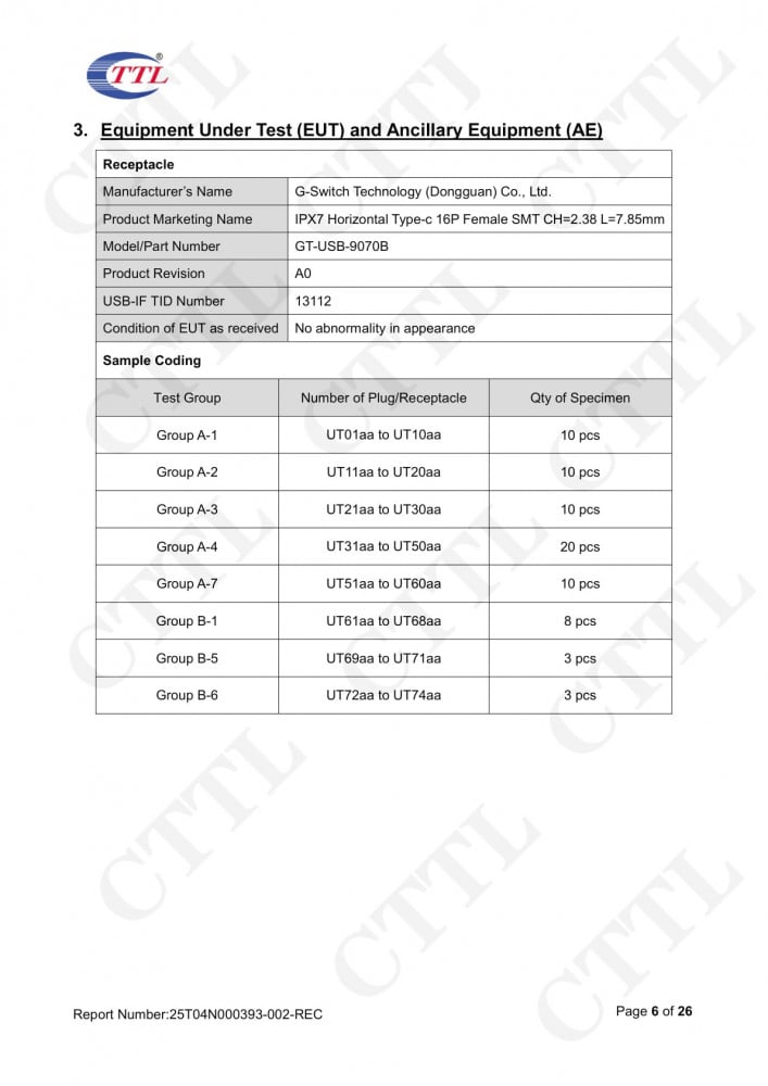 GT-USB-9070B technical document page 10