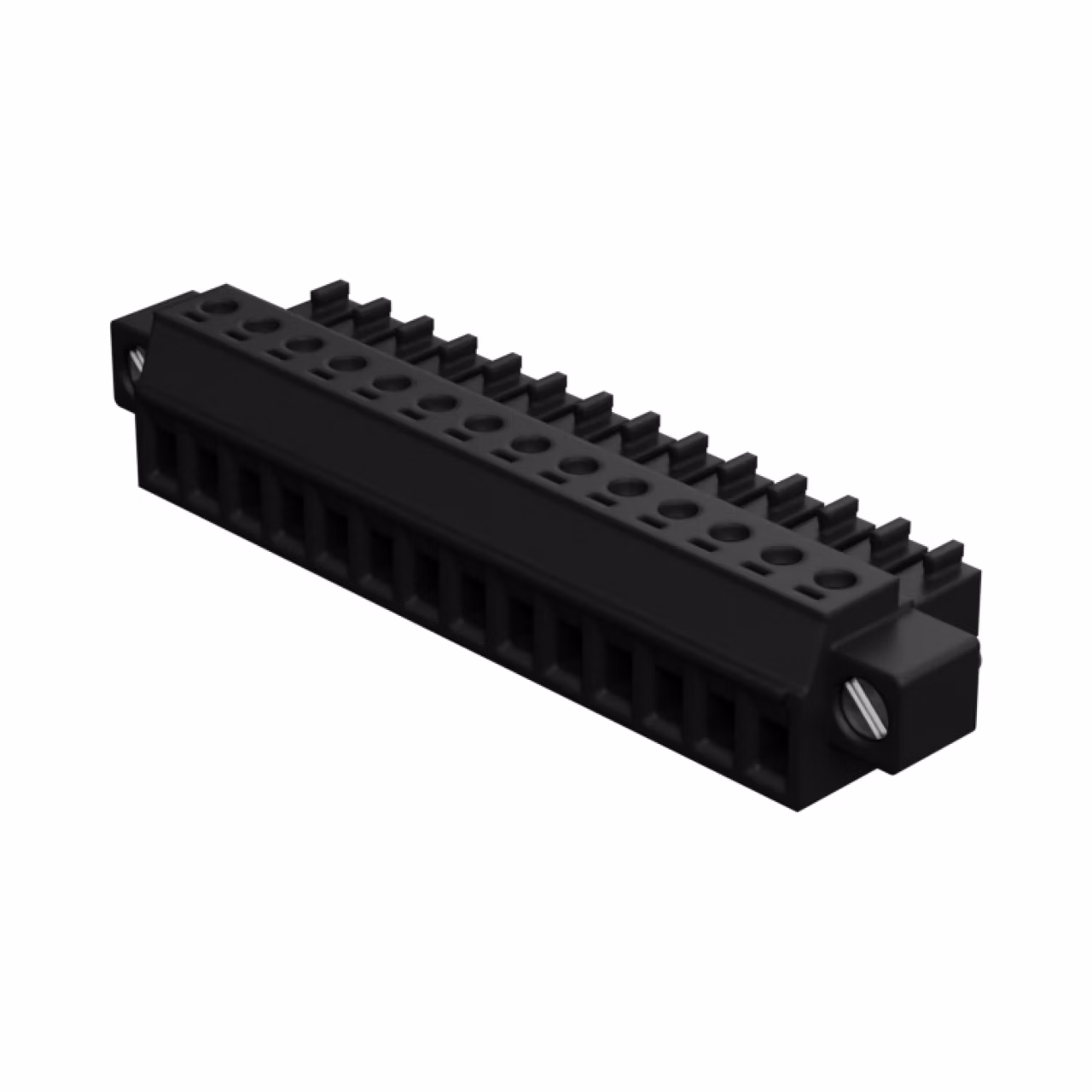 3.81mm Pitch Eurostyle Horizontal Plug, with Retention Screws, 14 Circuits for sale