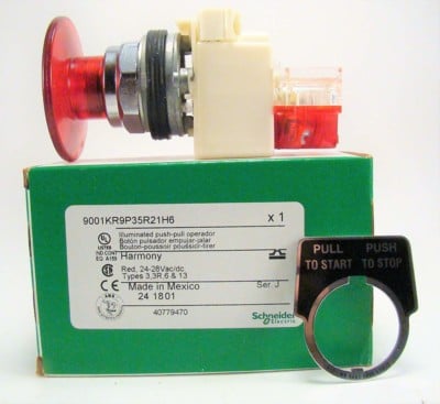 Schneider 9001KR8P35GH25 Pushbutton Switch