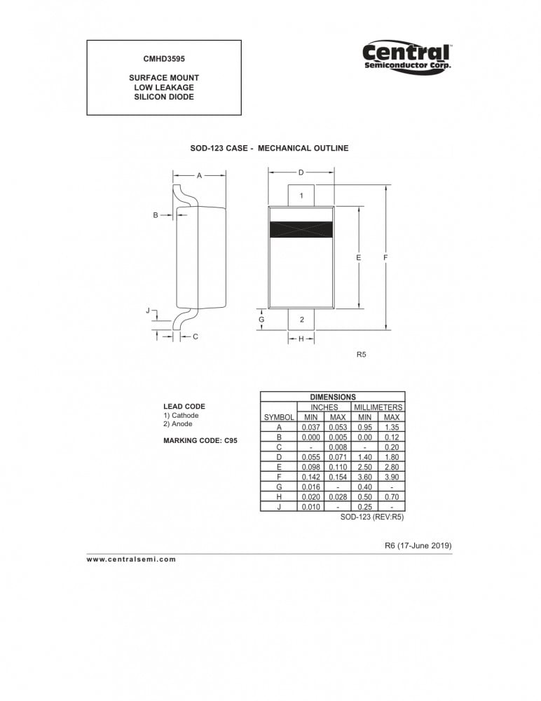 CMHD3595 technical document page 2