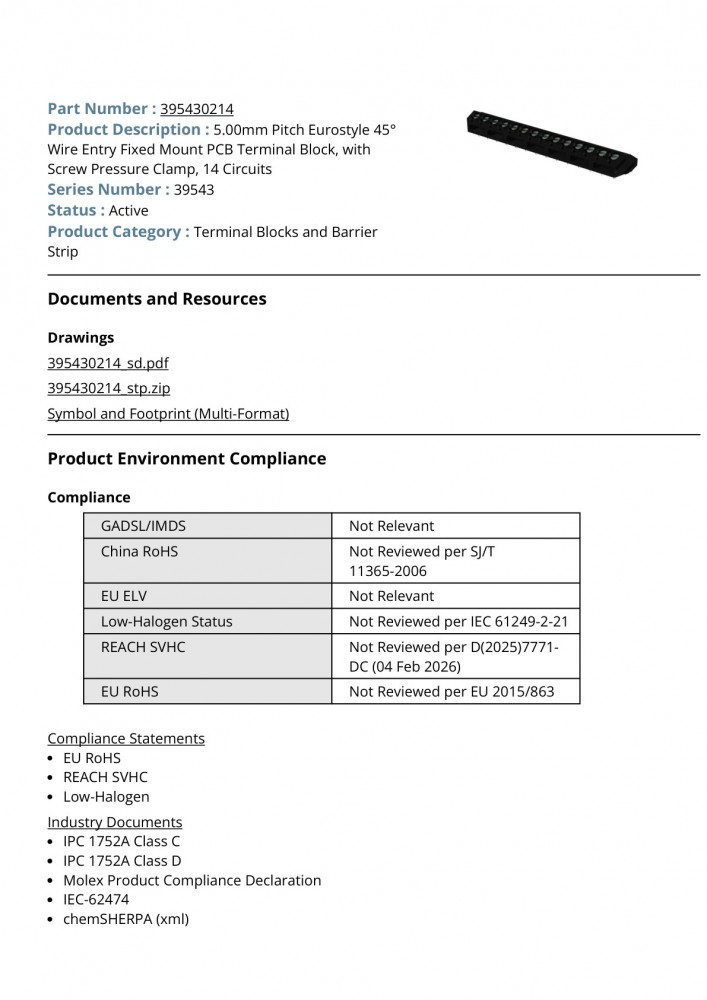 Product document image, page 1