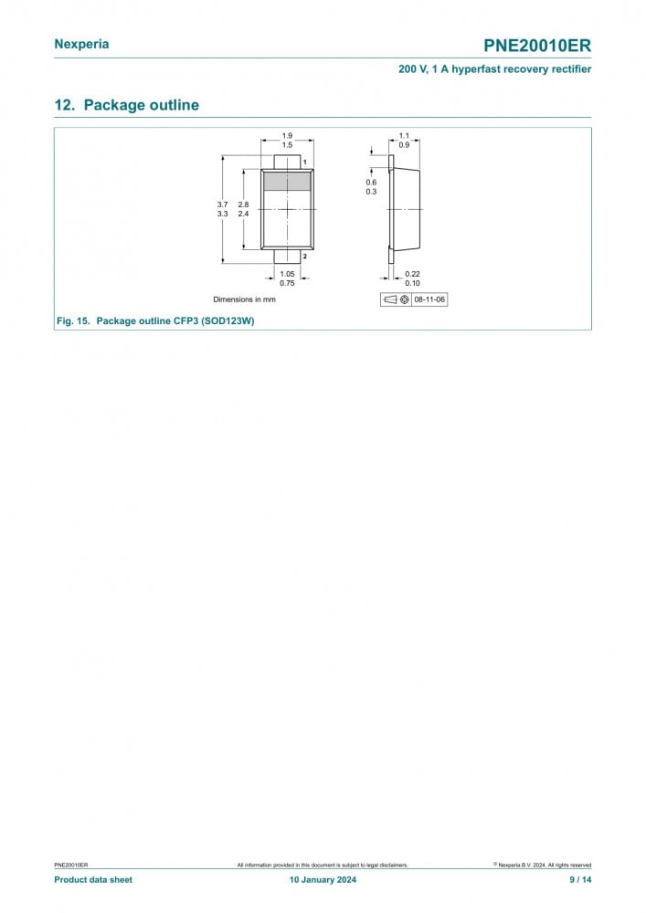 PNE20010ERX datasheet page 9