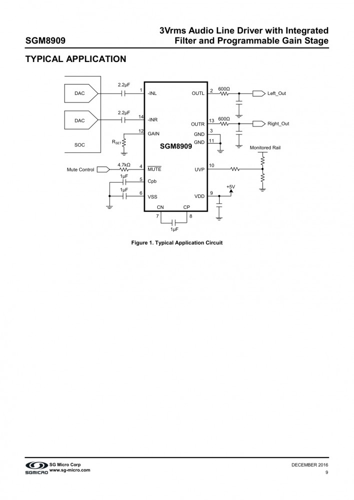 SGM8909 datasheet page 9