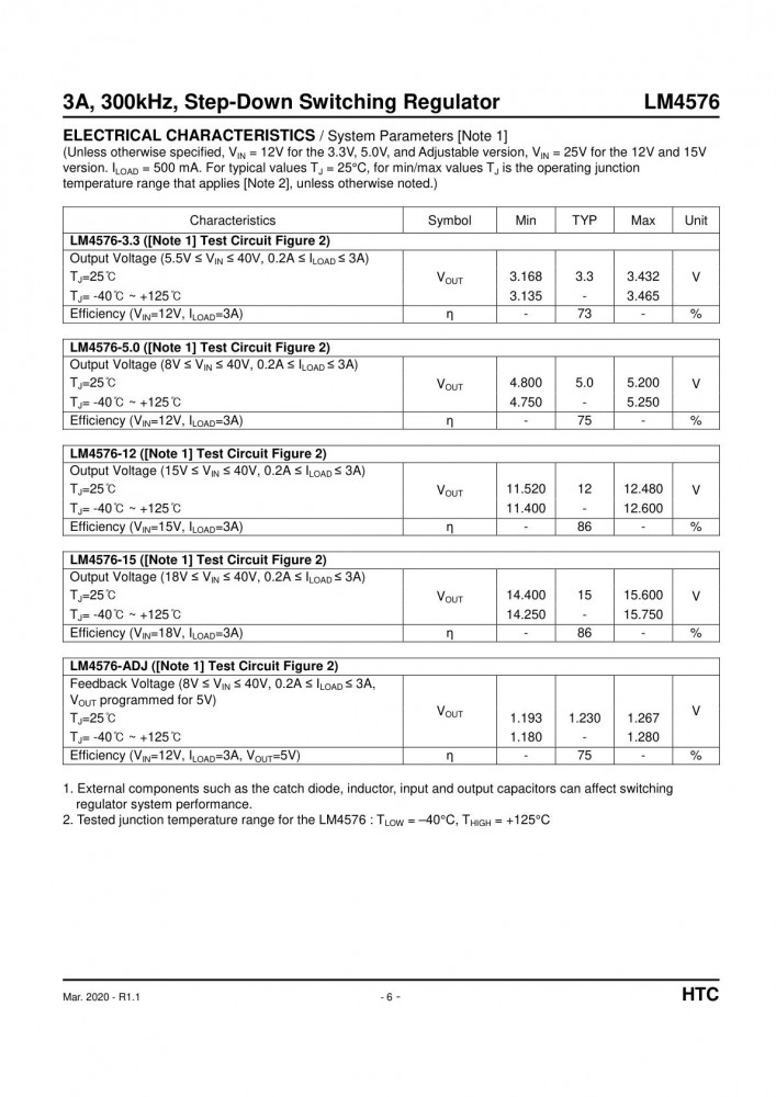 LM4576 datasheet page 6