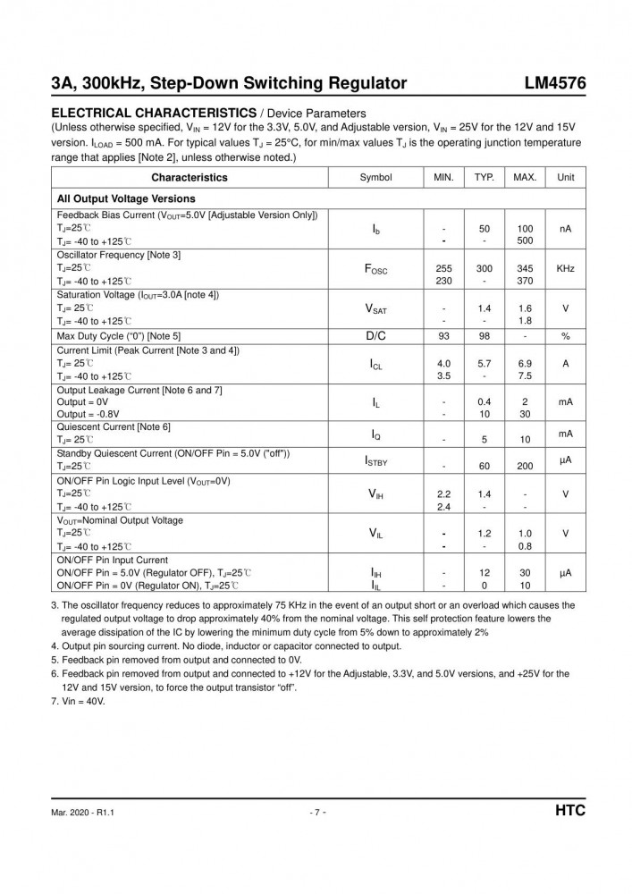 LM4576 datasheet page 7