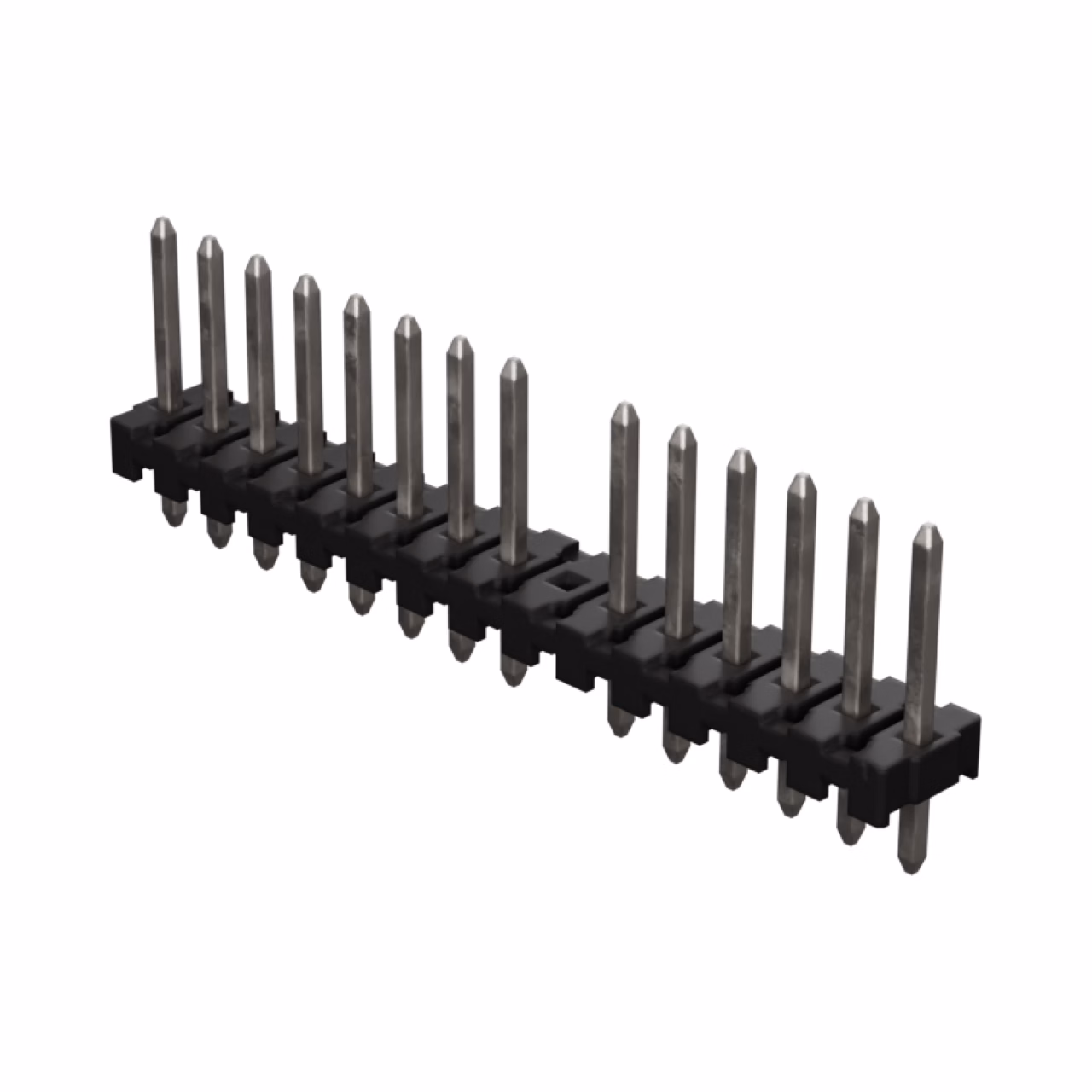 KK 396 Breakaway Header, Vertical, 12 Circuits, Circuit 7 Voided, Matte Tin (Sn) Plating, Pin Length 19.00mm for sale