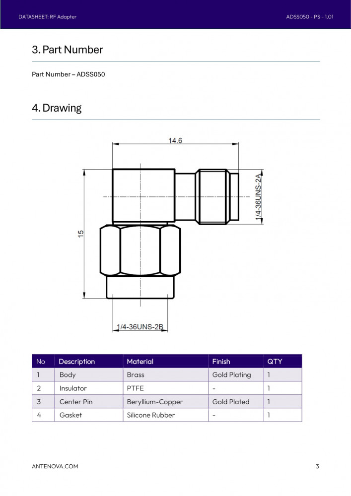 ADSS050 datasheet page 3