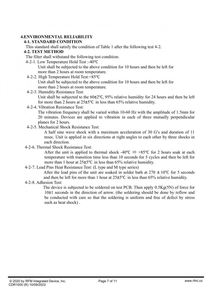 CDR1000 technical document page 7