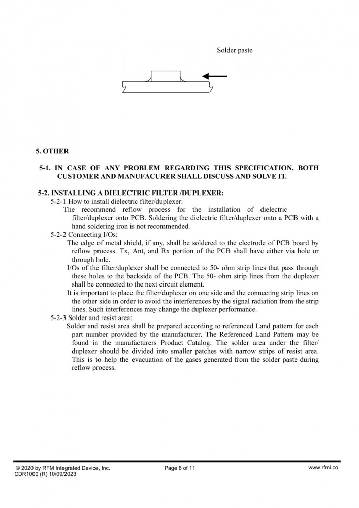 CDR1000 technical document page 8