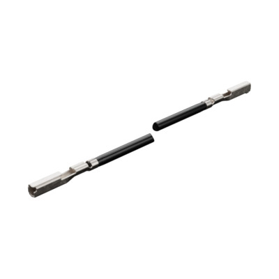 Pre-Crimped Lead MX64 Female-to-MX64 Female, Tin (Sn) Plating, 150.00mm Length, 18 AWG, Black for sale