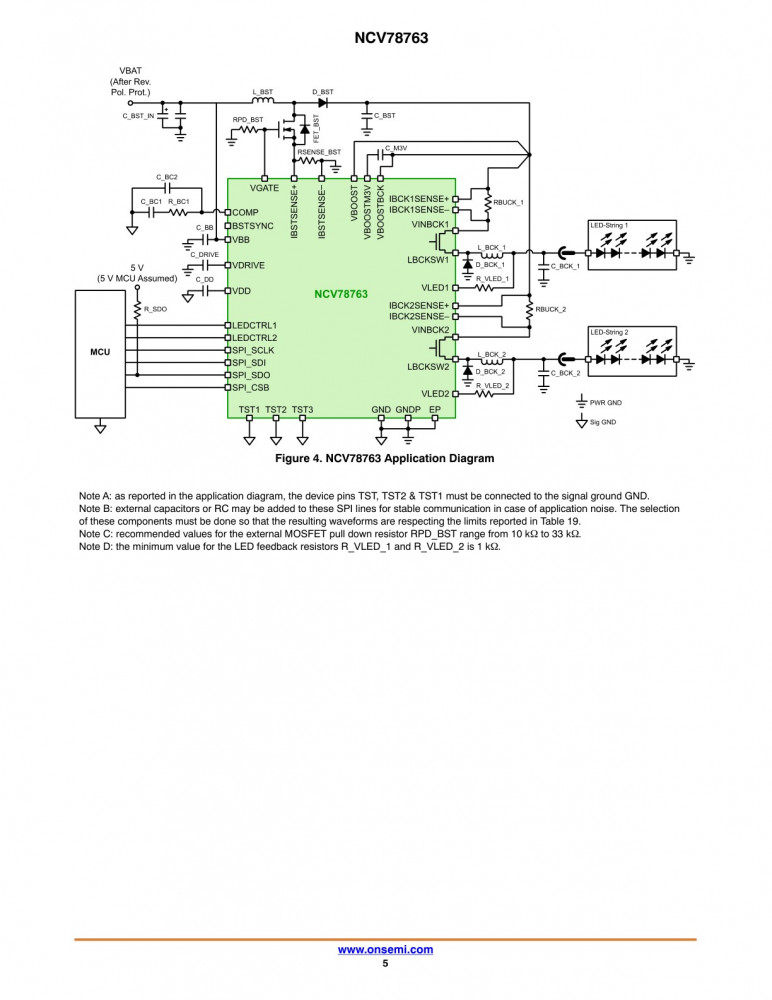 NCV78763 technical document page 5