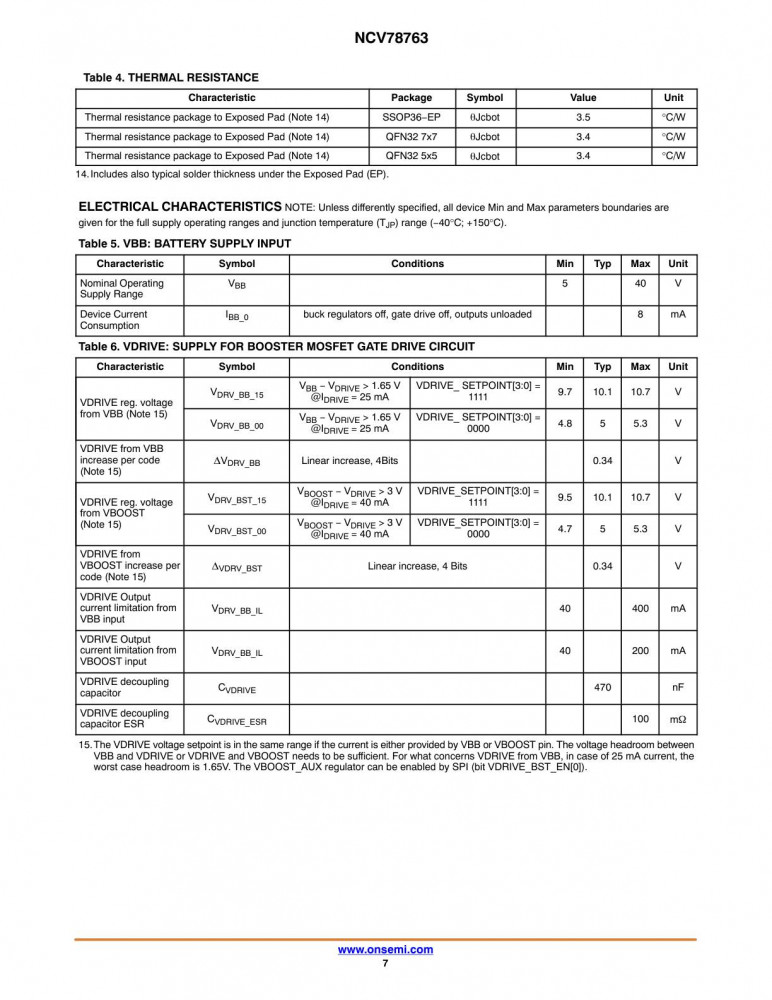 NCV78763 technical document page 7