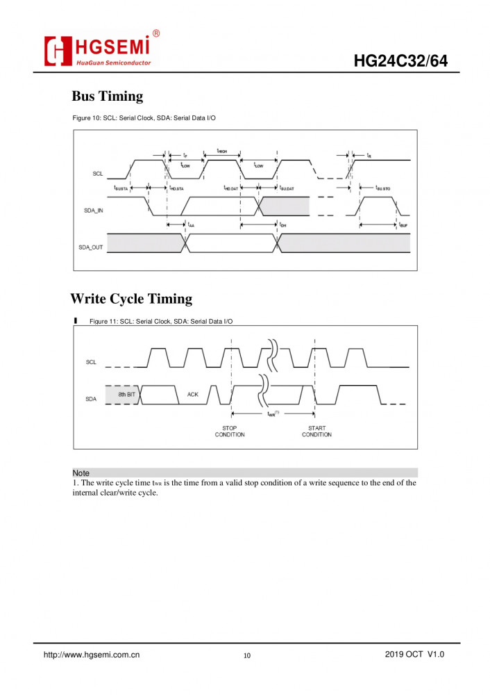 HG24C32M/TR datasheet page 10