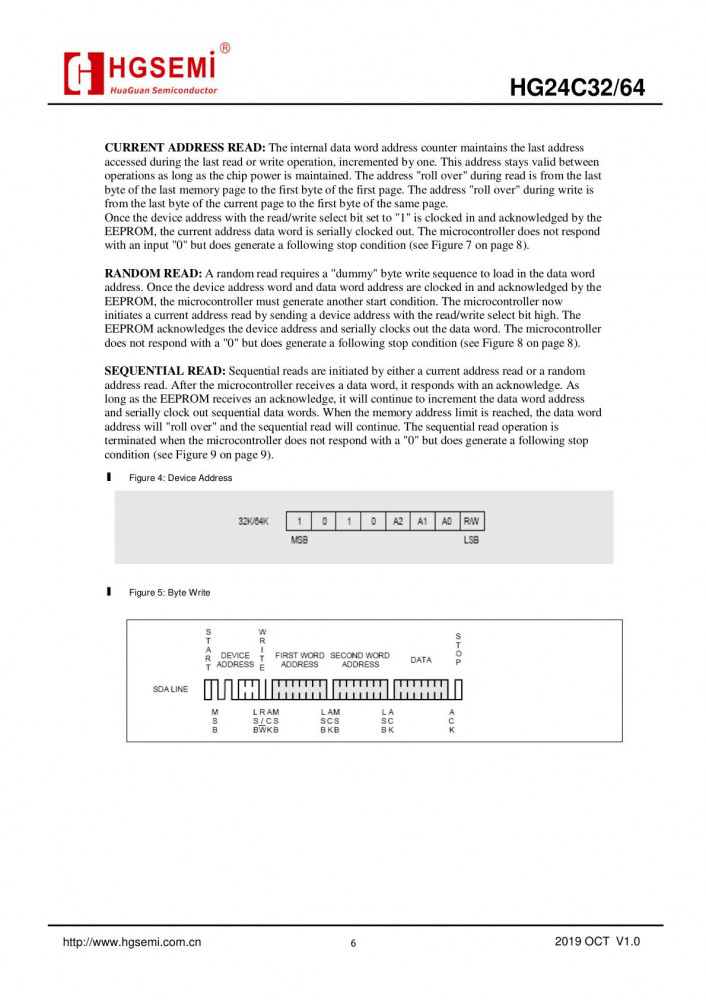 HG24C32M/TR datasheet page 6