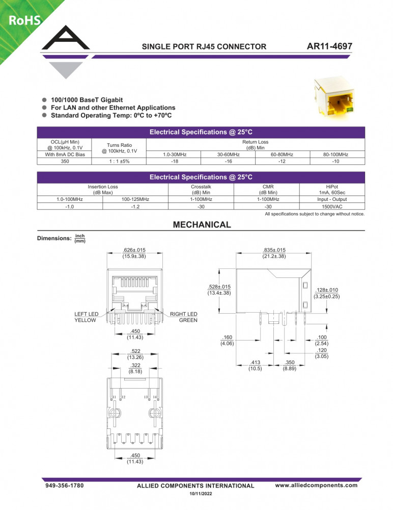 AR11-4697 technical document page 1