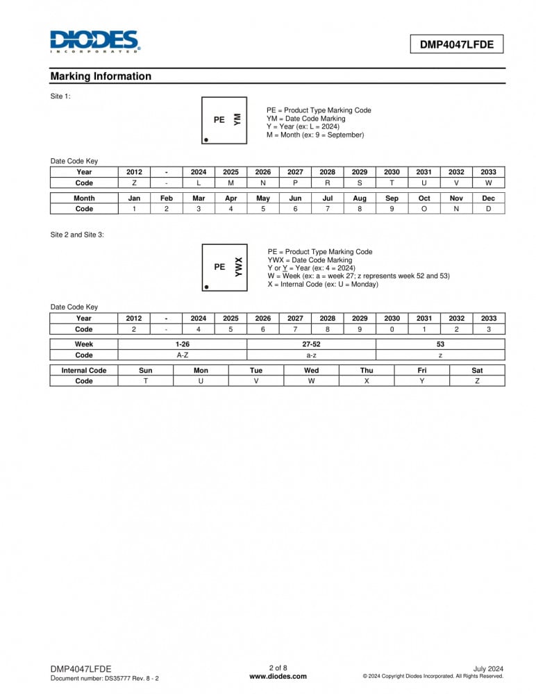 DMP4047LFDE-7 datasheet page 2
