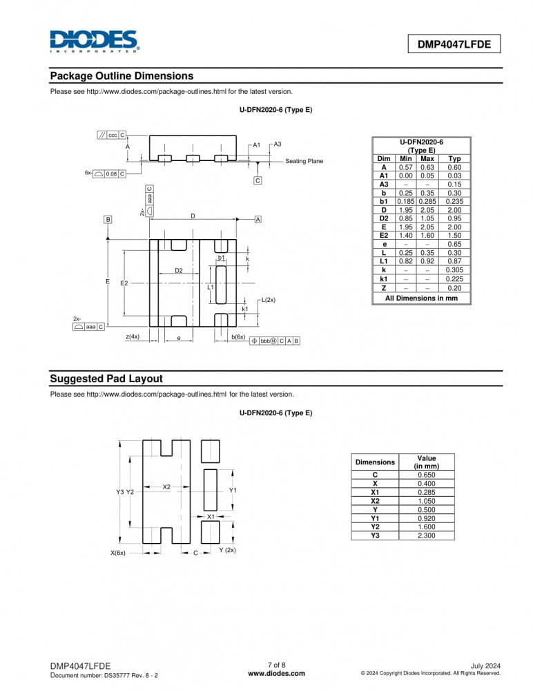 DMP4047LFDE-7 datasheet page 7