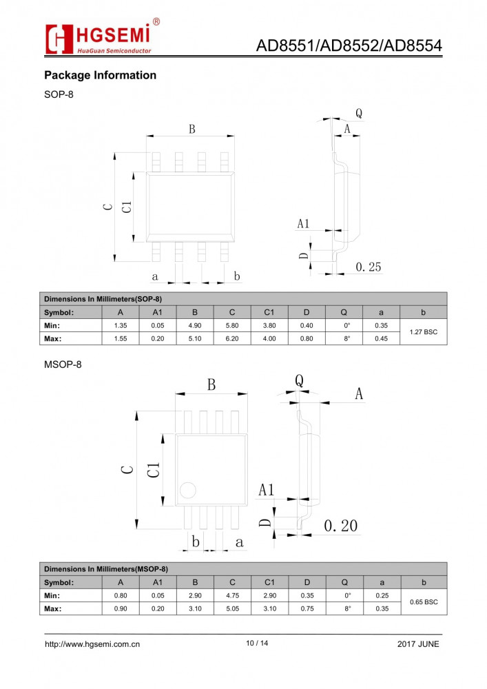 AD8554M/TR datasheet page 10