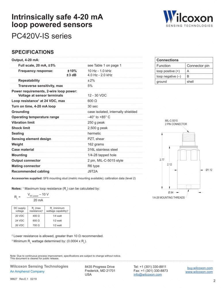PC420V-IS datasheet page 2
