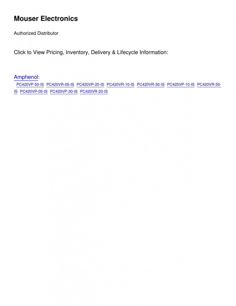 PC420V-IS datasheet page 3