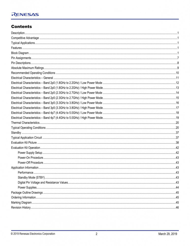 F1478NLGA technical document page 2