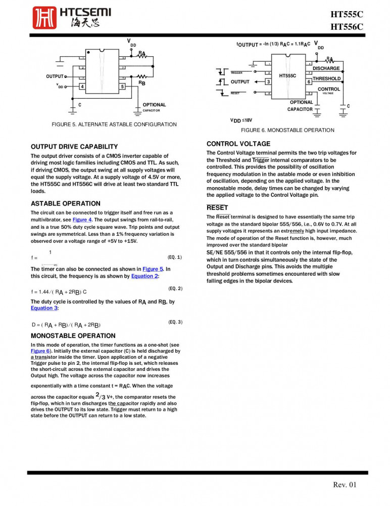 HT556CRZ datasheet page 5