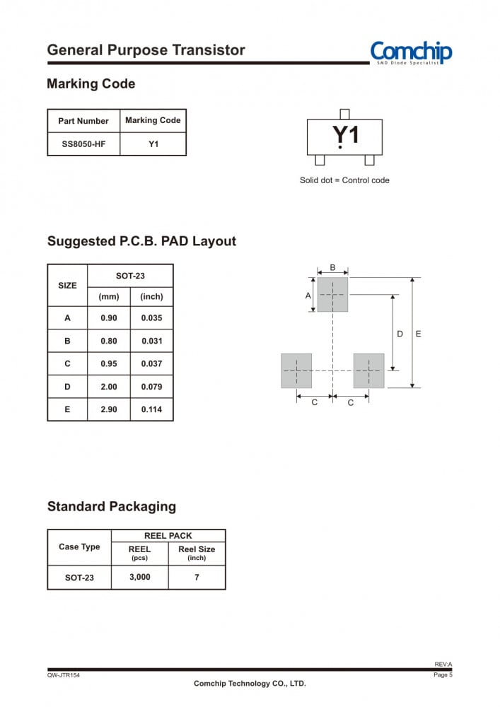 SS8050-HF datasheet page 5