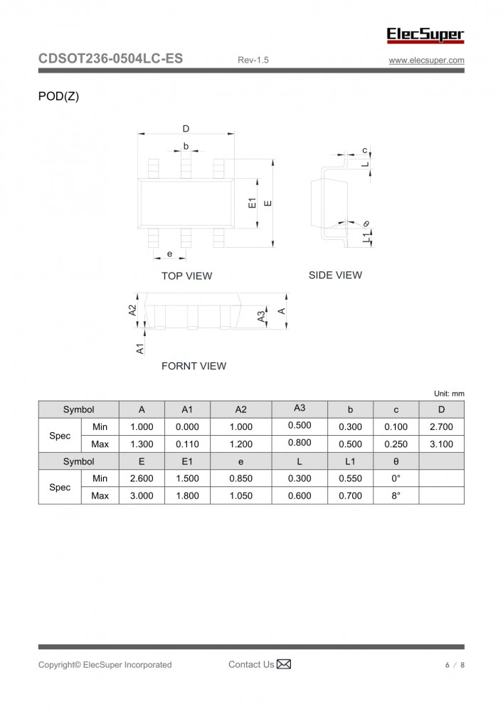 CDSOT236-0504LC-ES datasheet page 6