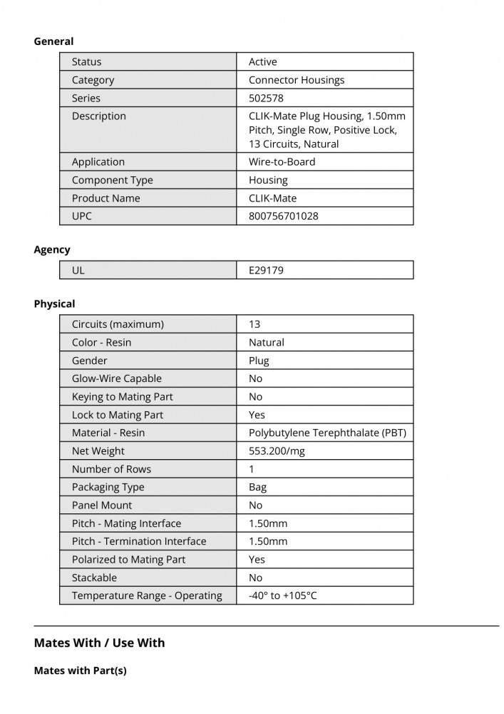 Product document preview, page 2
