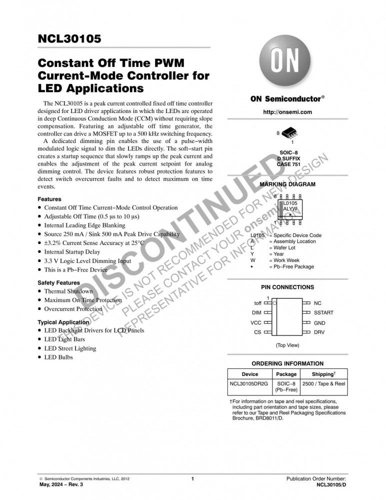 NCL30105 document page 1