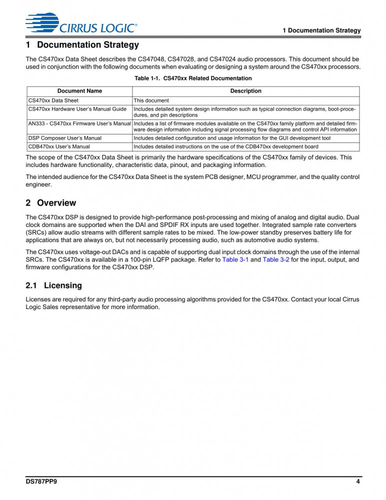CS470xx technical document page 4