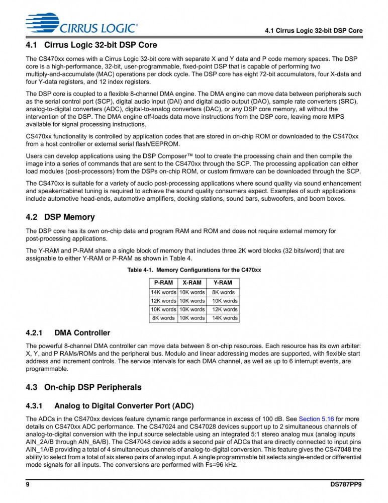 CS470xx technical document page 9