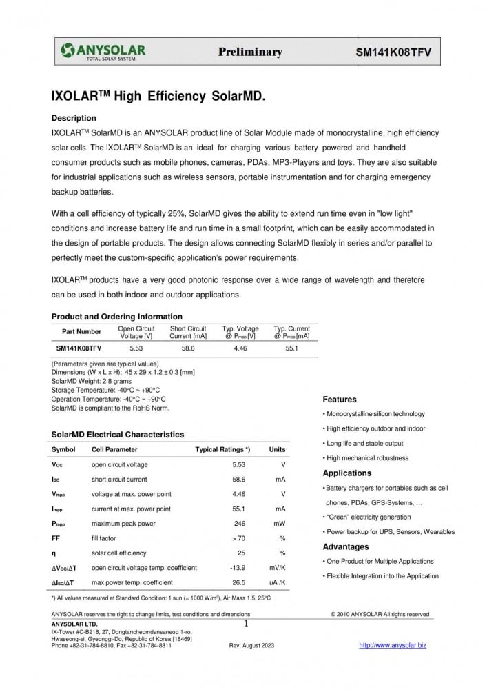 SM141K08TFV datasheet page 1