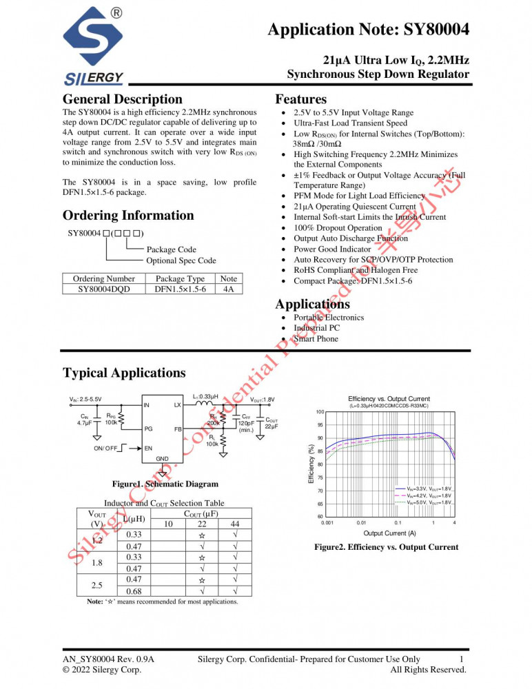 SY80004DQD datasheet page 1