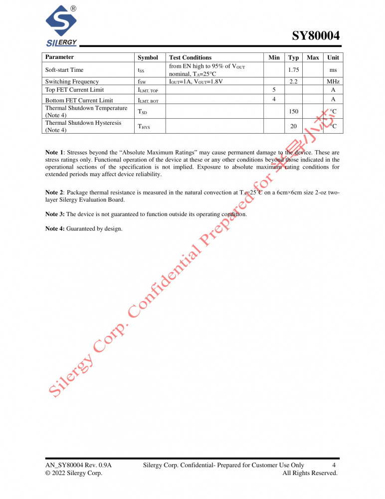 SY80004DQD datasheet page 4