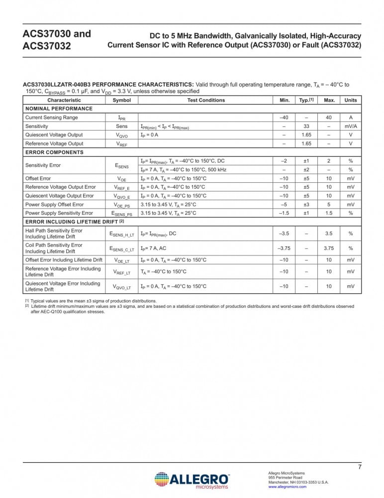 ACS37030 datasheet page 7