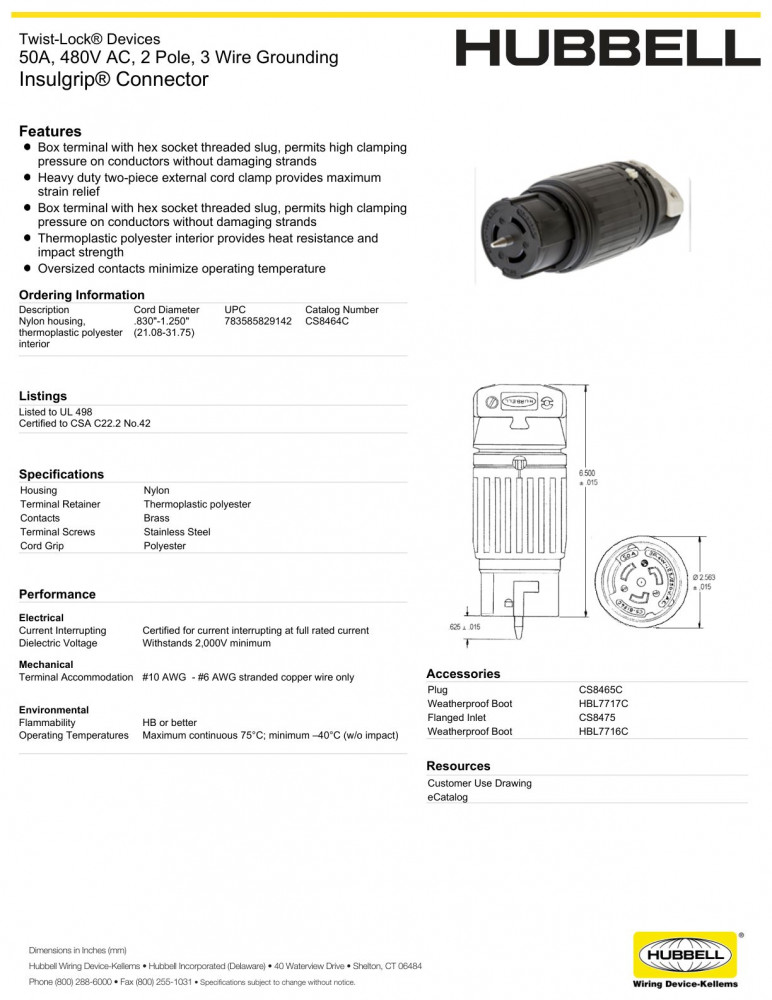 CS8464C product reference image