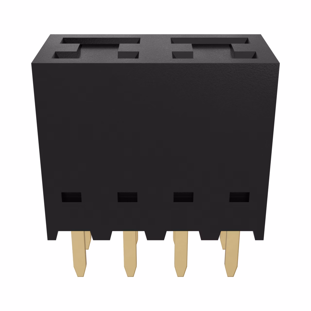 C-Grid III PCB Receptacle, 2.54mm Pitch, Dual Row, Vertical, 8 Circuits, 0.12µm Gold (Au) Flash Plating, Straight PCB Pins for sale
