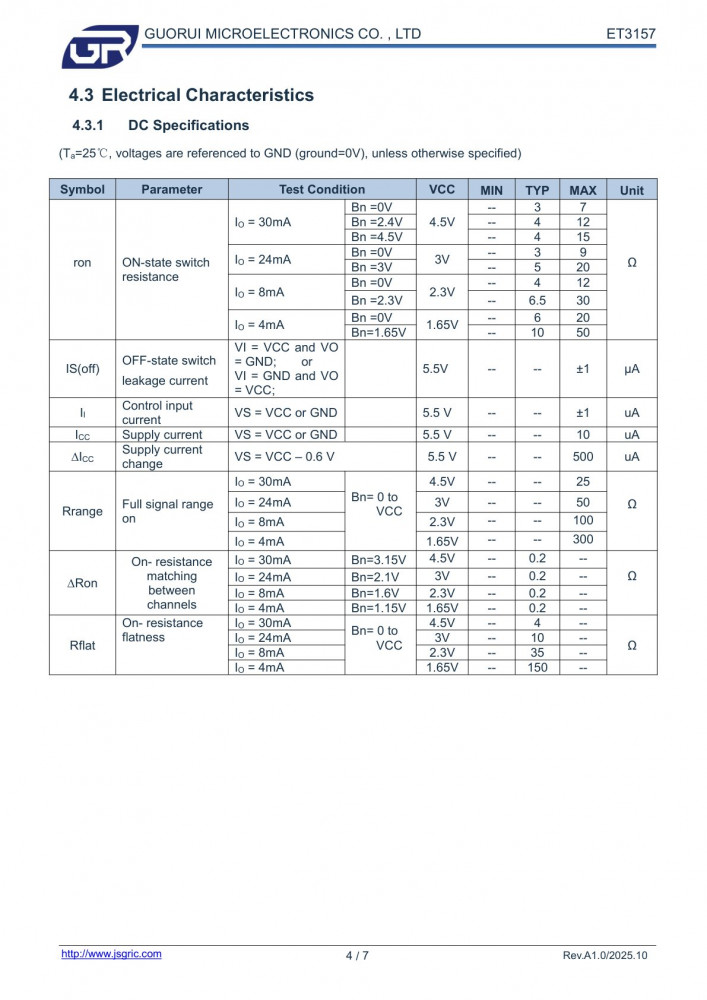 ET3157 datasheet page 4
