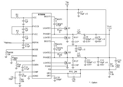 RT8800A - General Purpose 3-Phase PWM Controller for High-Density Power Supply