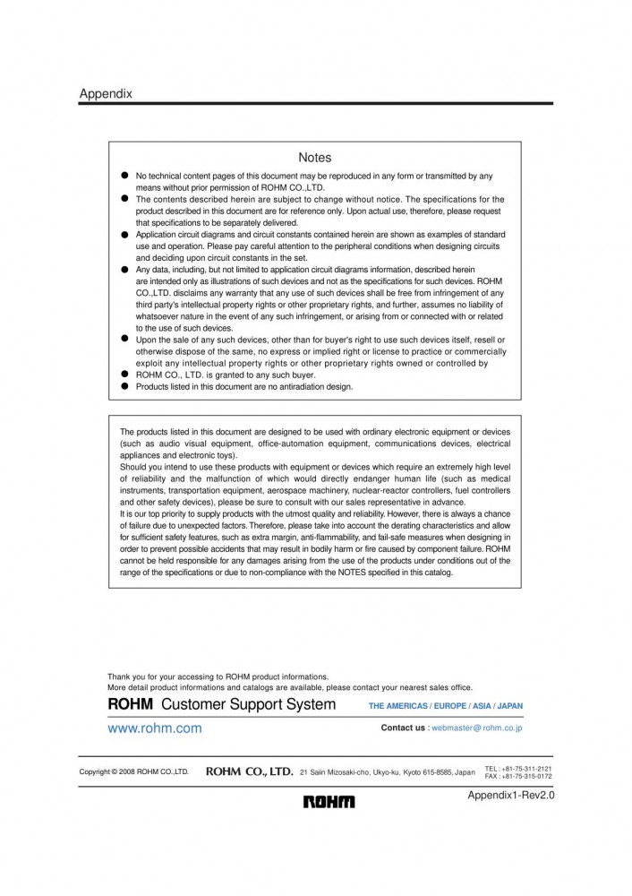 ROHM LA-301BB technical document page 5