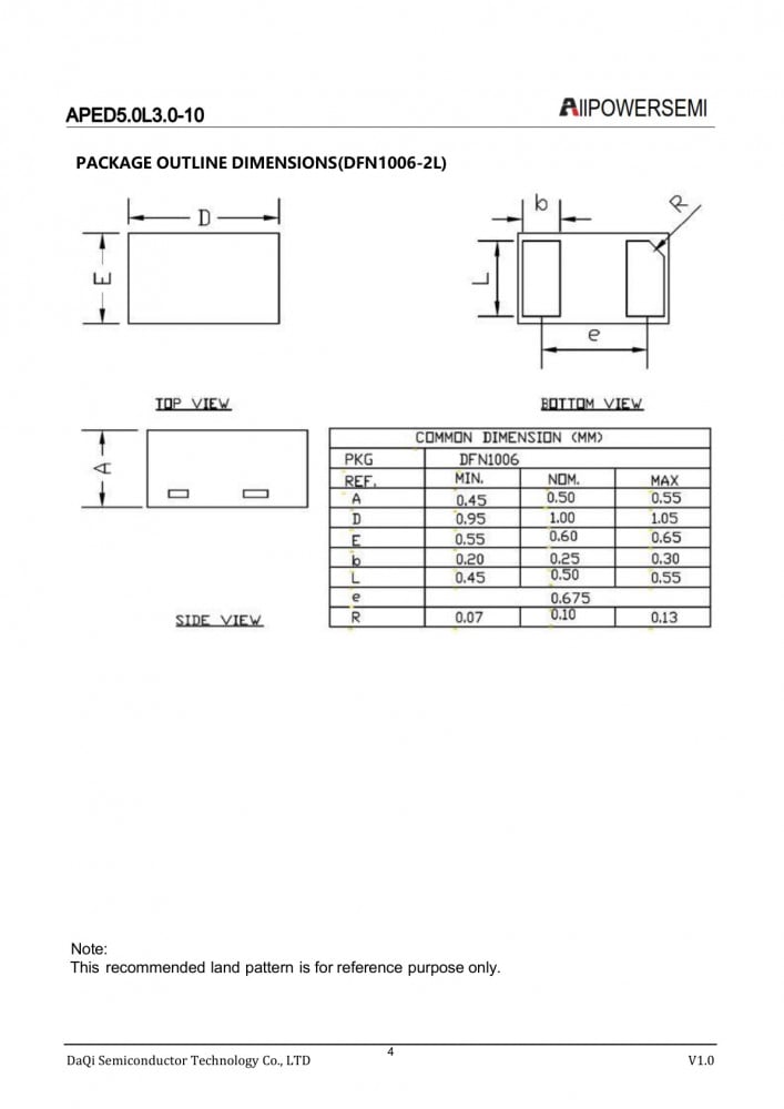 APED5.0L3.0-10 datasheet page 4